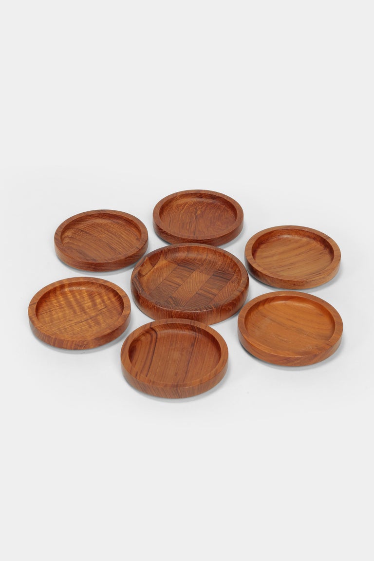 Digsmed Teak Coaster Denmark, 1970s at 1stDibs