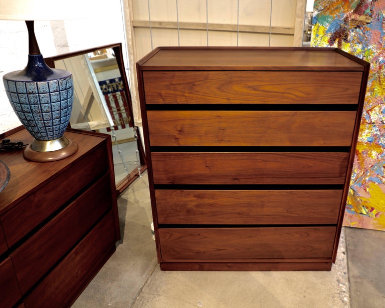 Dillingham Walnut Dresser at 1stDibs