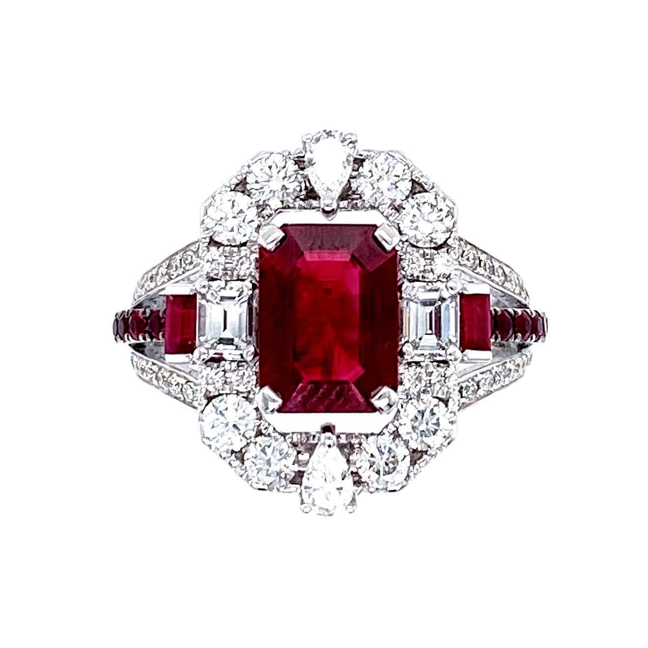 Dilys' Transformable GRS Certified 'Pigeon's Blood' Ruby Cocktail Ring ...