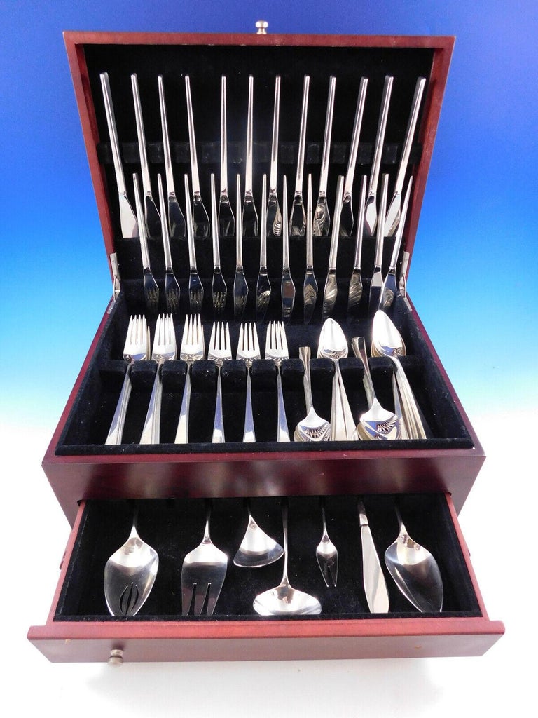 Dimension by Reed and Barton Sterling Silver Flatware Service for 12 ...