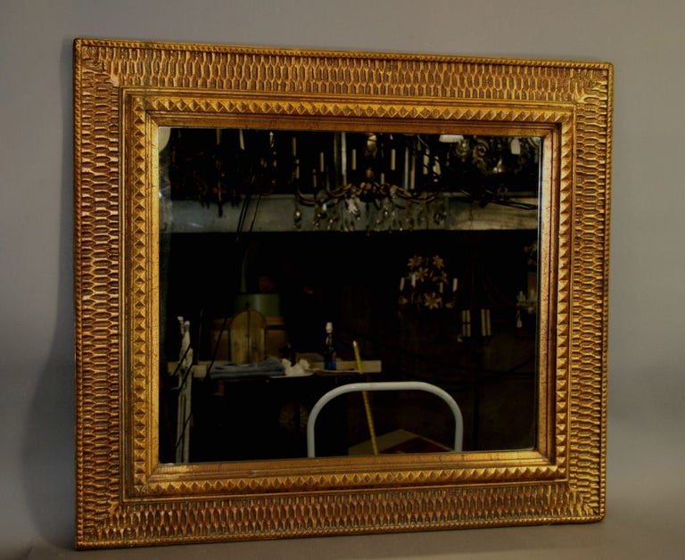 Mid Century Dimensional Mirror For Sale at 1stDibs