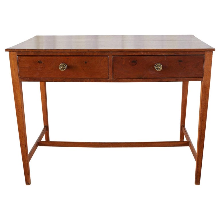 Diminutive American Federal Mahogany Writing Table Desk at 1stDibs