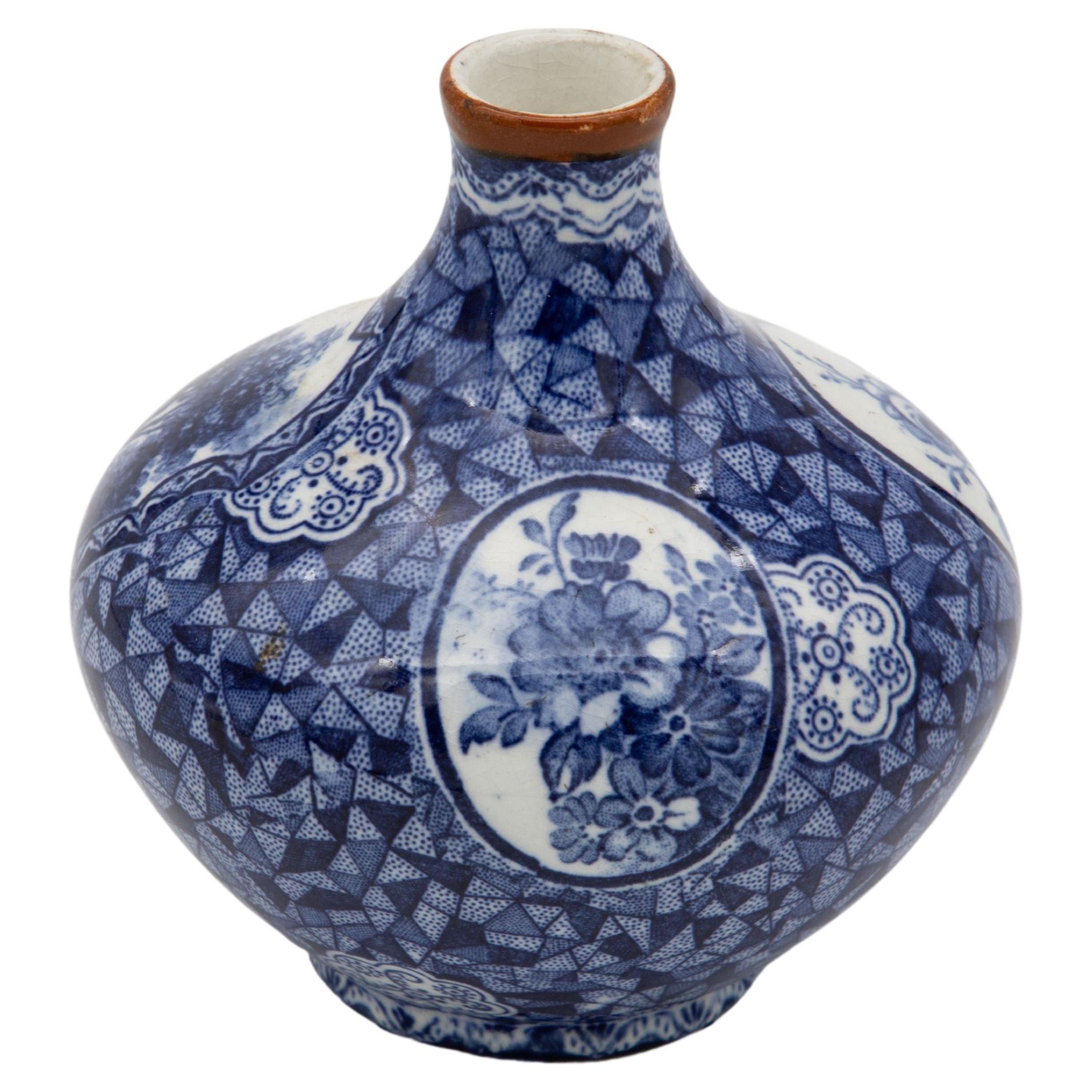 Delft Type Tulip Vase at 1stDibs