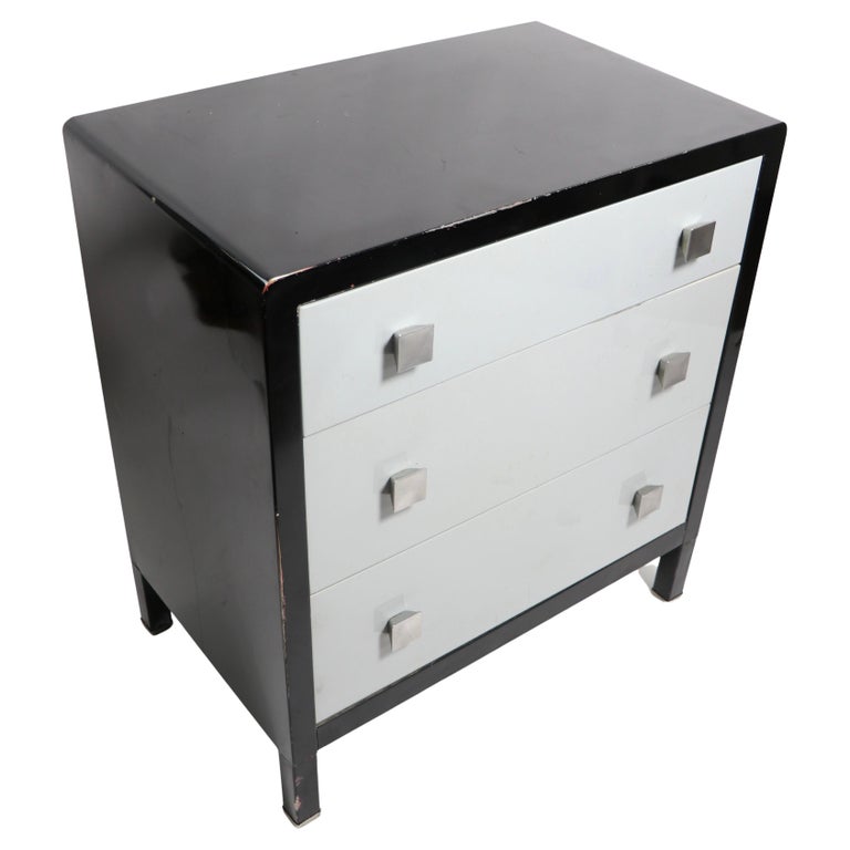 Diminutive Metal Bachelors Chest by Bel Geddes for Simmons For Sale at ...