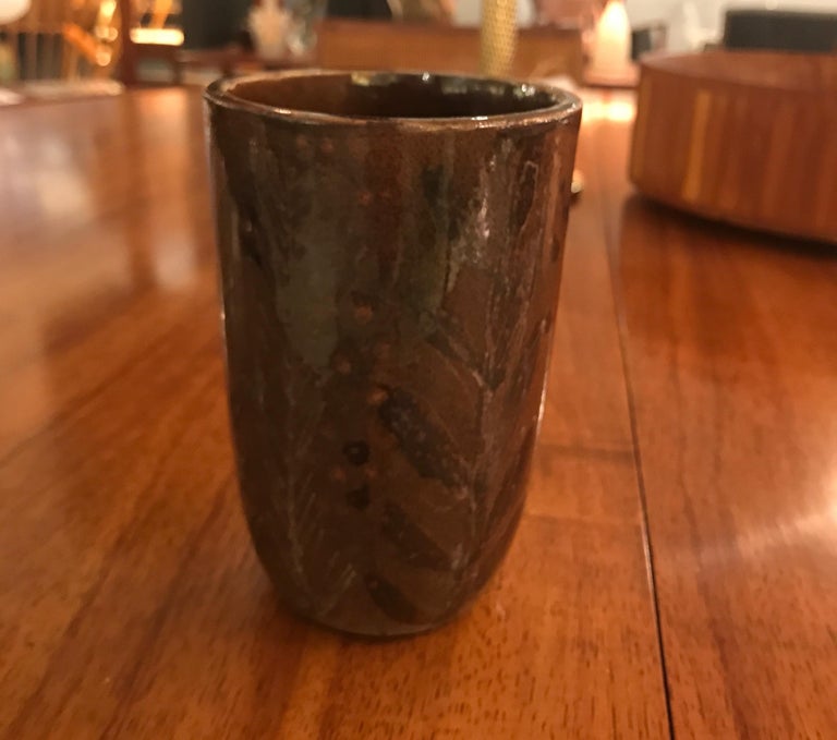 Diminutive Nancy Wickham Boyd Ceramic Vessel For Sale at 1stDibs
