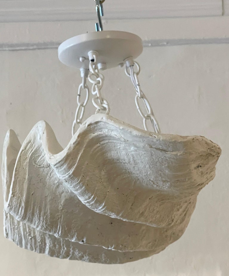 Diminutive Serge Roche Style Clam Shell Chandelier, 2nd Available For ...