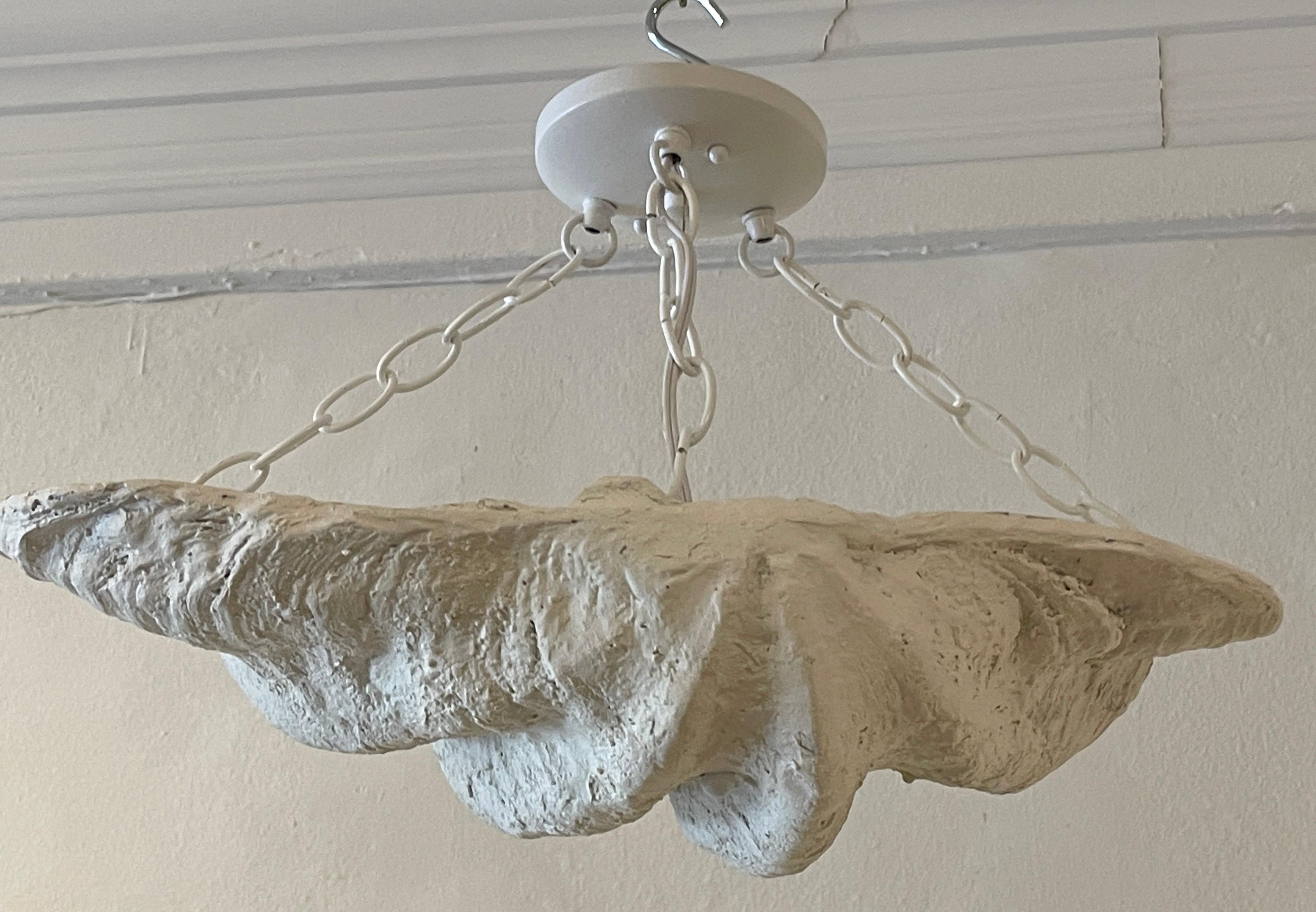 Diminutive Serge Roche Style Clam Shell Chandelier, 2nd Available For ...