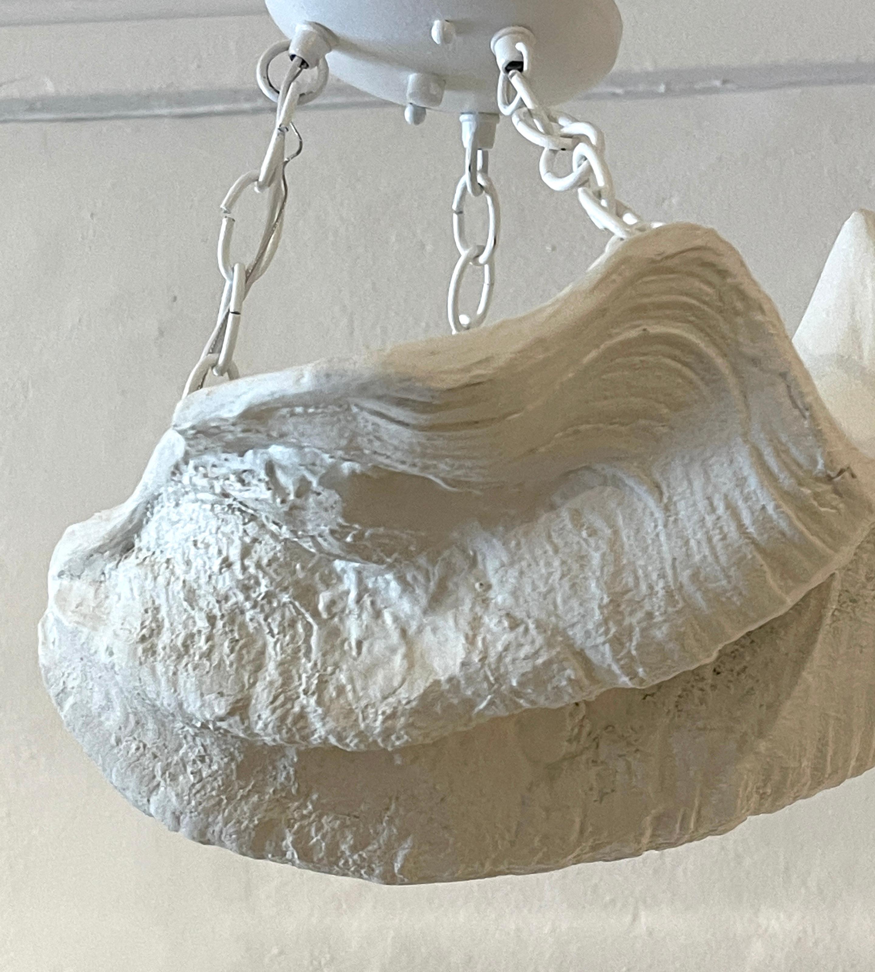 Diminutive Serge Roche Style Clam Shell Chandelier, 2nd Available For ...