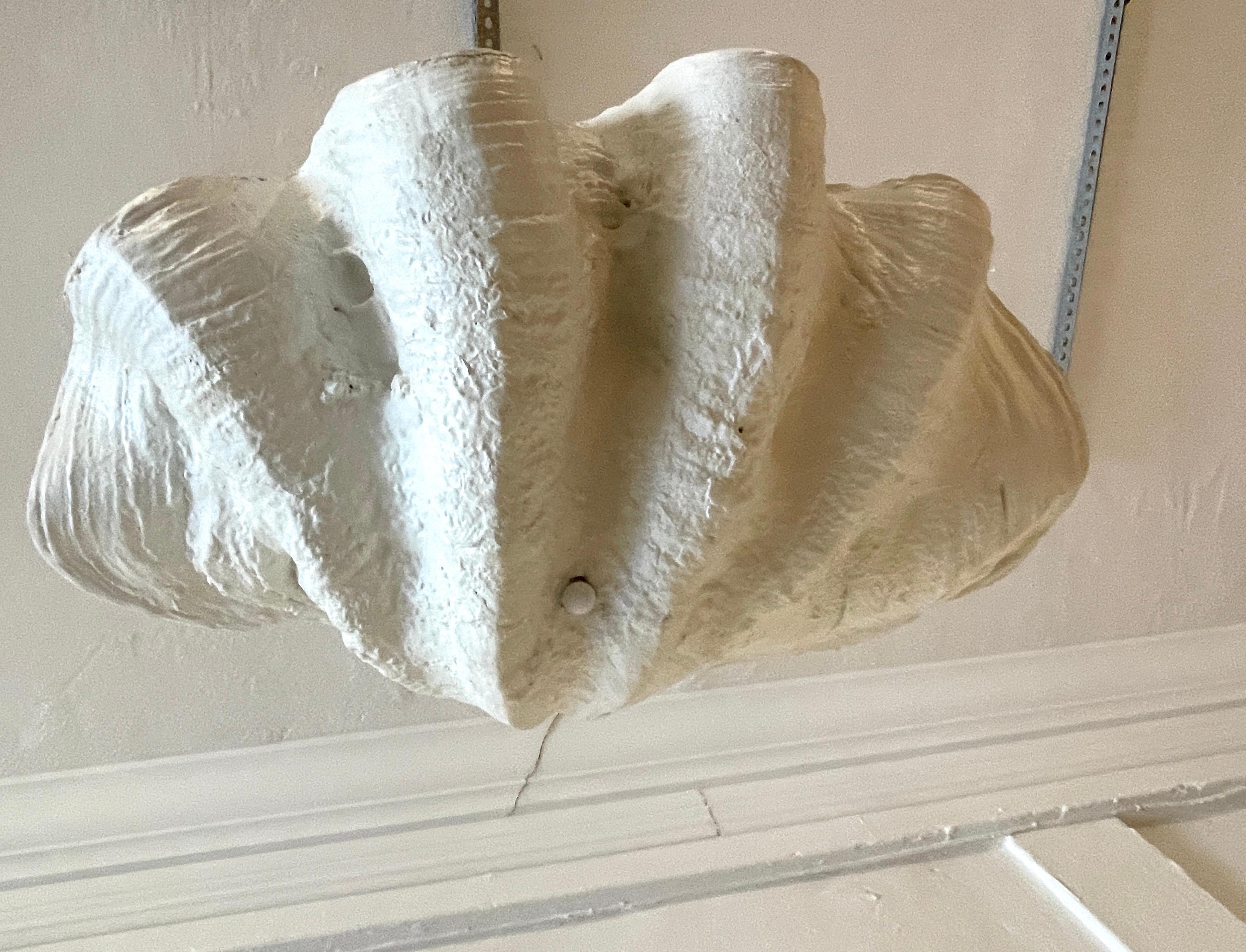 Diminutive Serge Roche Style Clam Shell Chandelier, 2nd Available For ...