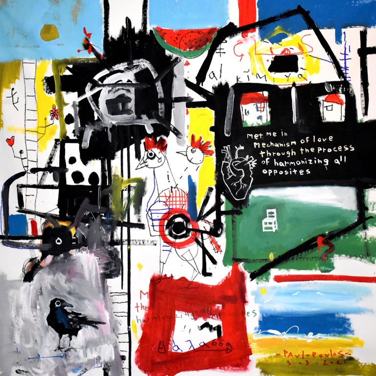 Dimitris Pavlopoulos - Apology Socrates, Painting, Acrylic on Canvas ...