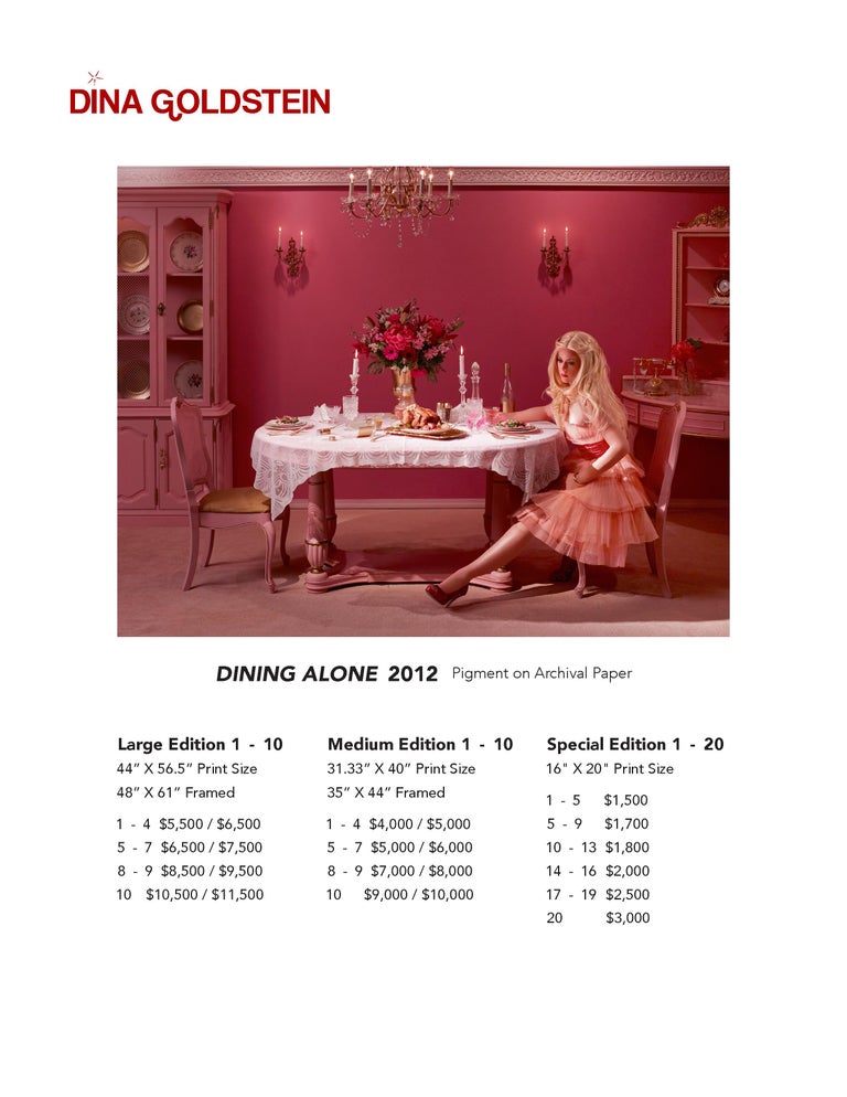 Dina Goldstein - Dining Alone For Sale at 1stDibs