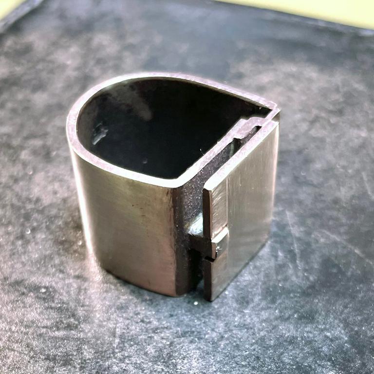 Dina González Mascaró "mid-century building" ring in sterling silver ...
