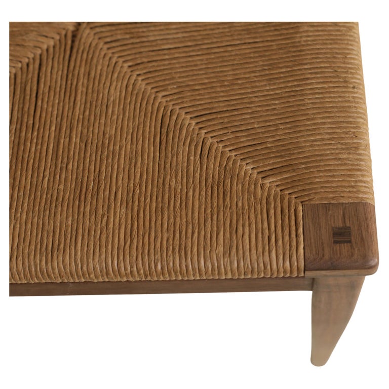 Dining Chair in Walnut with Hand Woven Rush Seat by Boyd and Allister ...