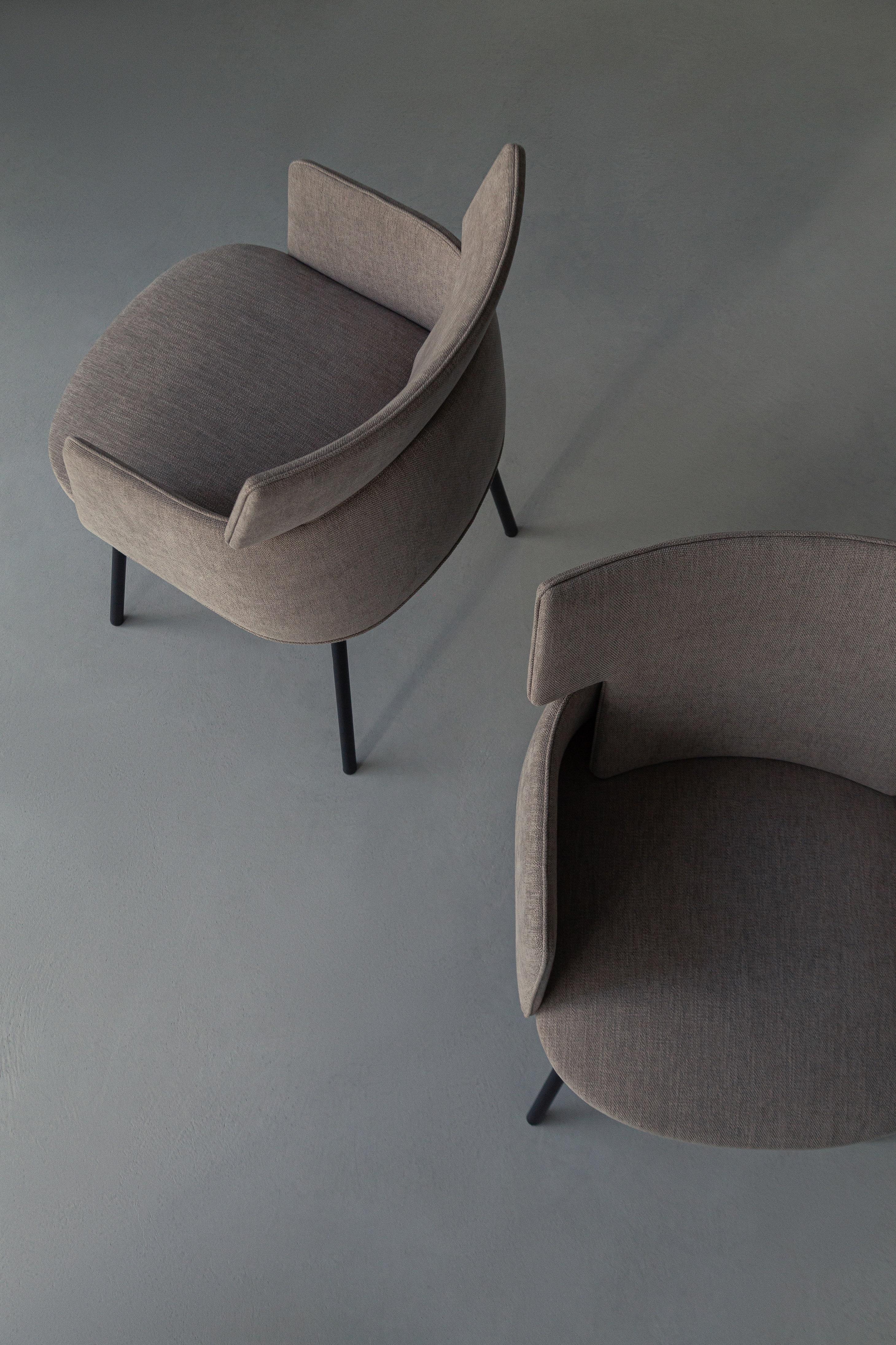 Dining Chair Motto with Armrests by WOO For Sale at 1stDibs