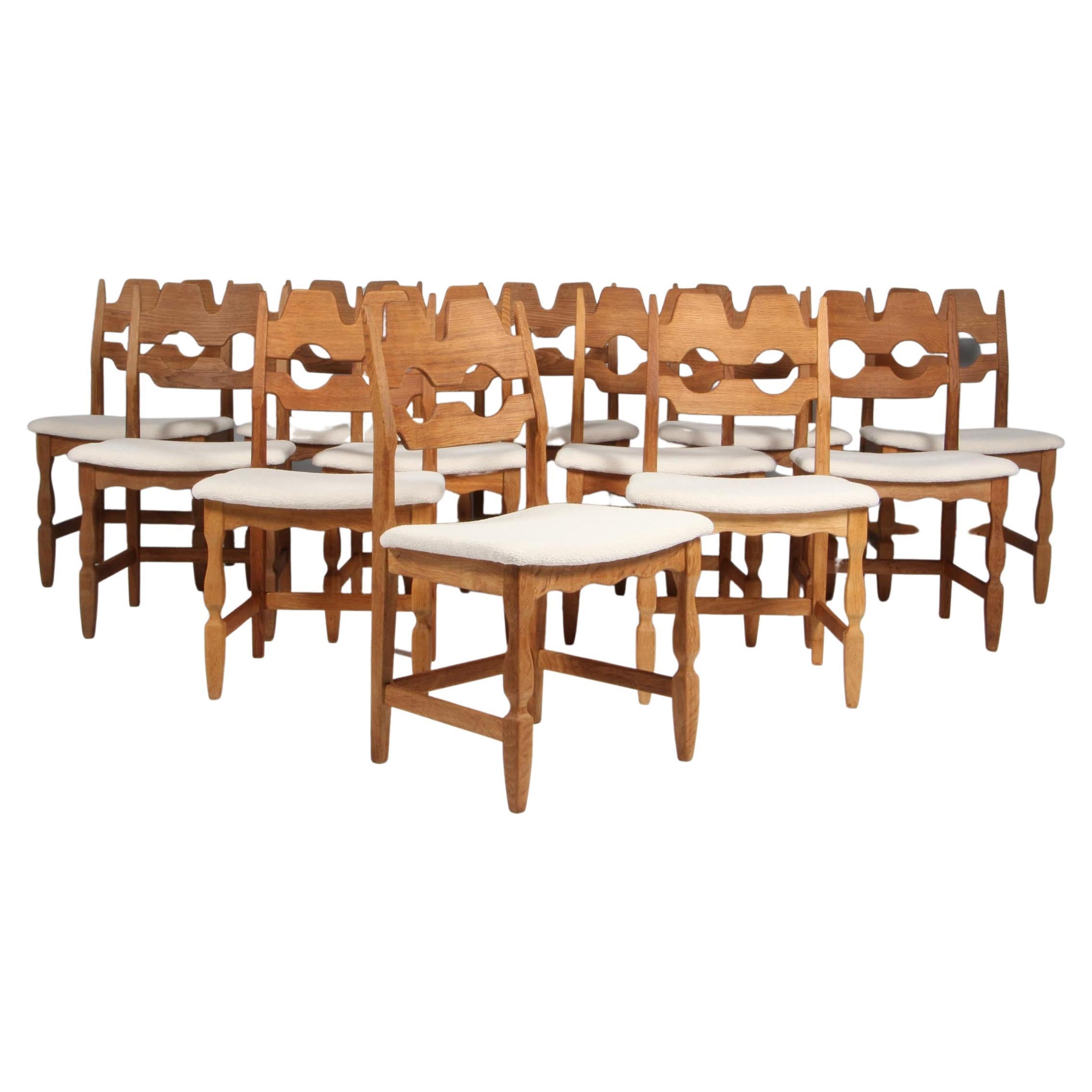 Dining Chairs by Henning Kjærnulf at 1stDibs
