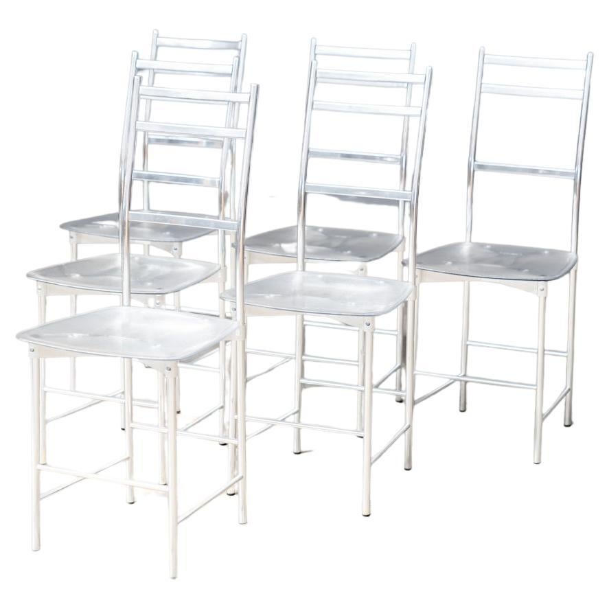Sillas de comedor de Opera Design para Ycami Italia, años 80, set de 6 ...