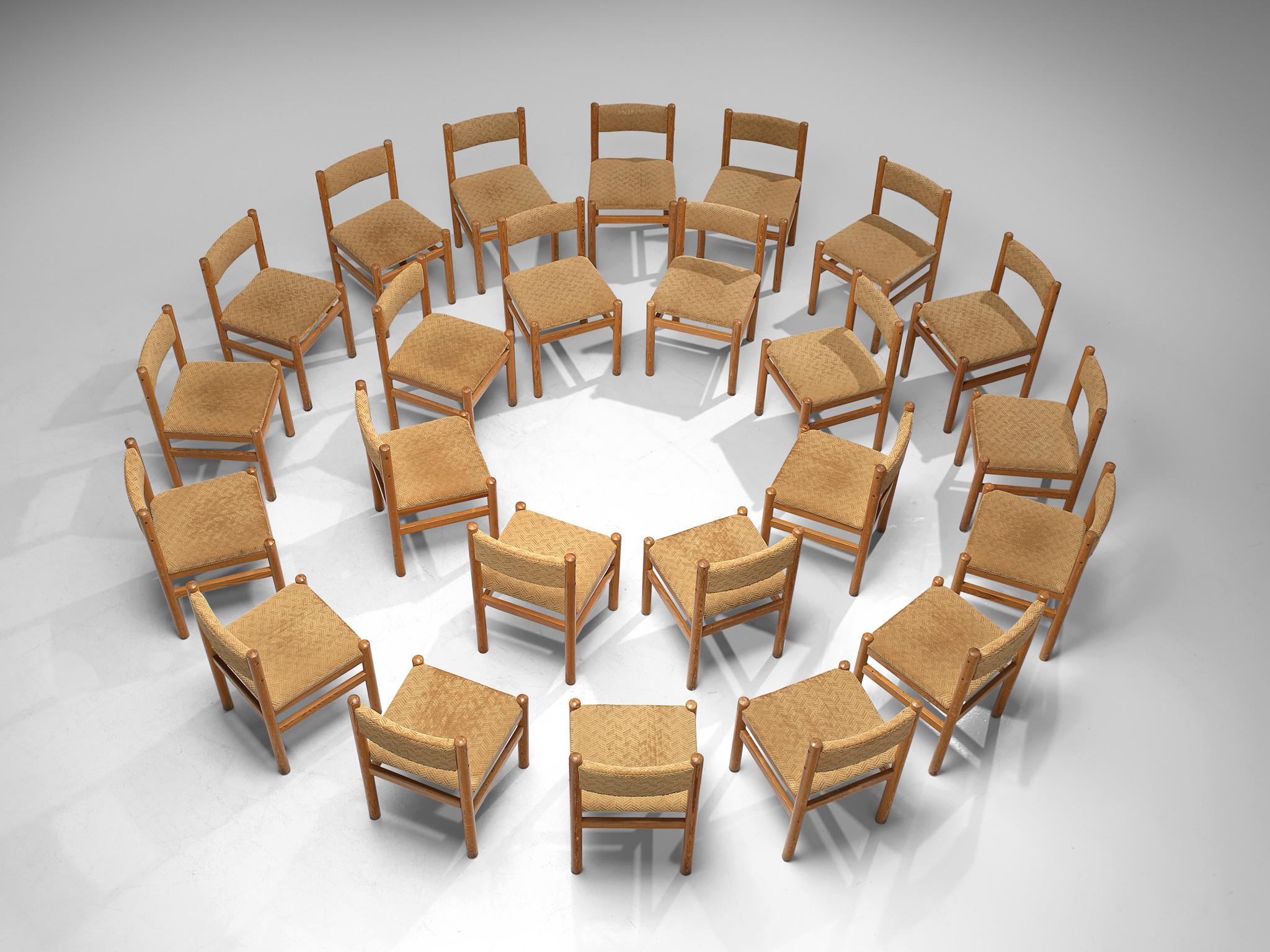 Dining Chairs by TON in Pine and Beige Upholstery For Sale at 1stDibs ...