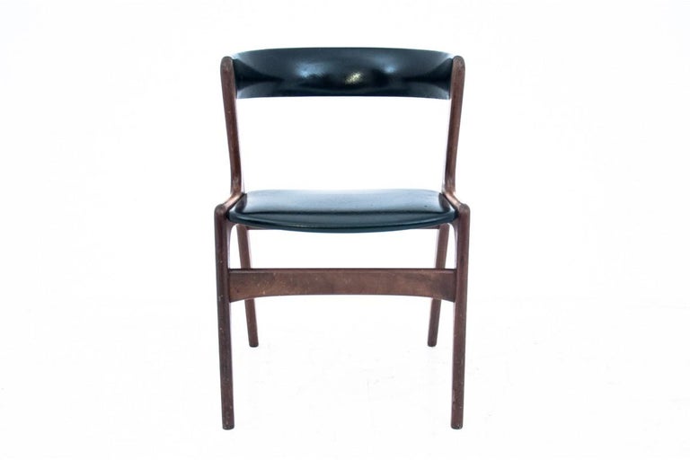 Dining Chairs, T21 Fire Model, Korup Stolefabrik, Denmark, 1960s at 1stDibs