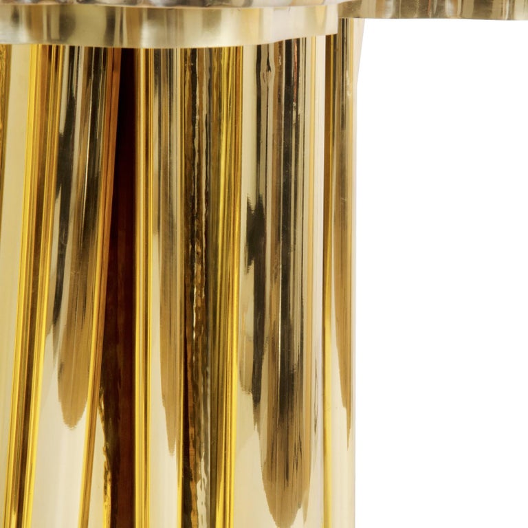 Tresor Dining Table in Polished Brass For Sale at 1stDibs | gold dining ...