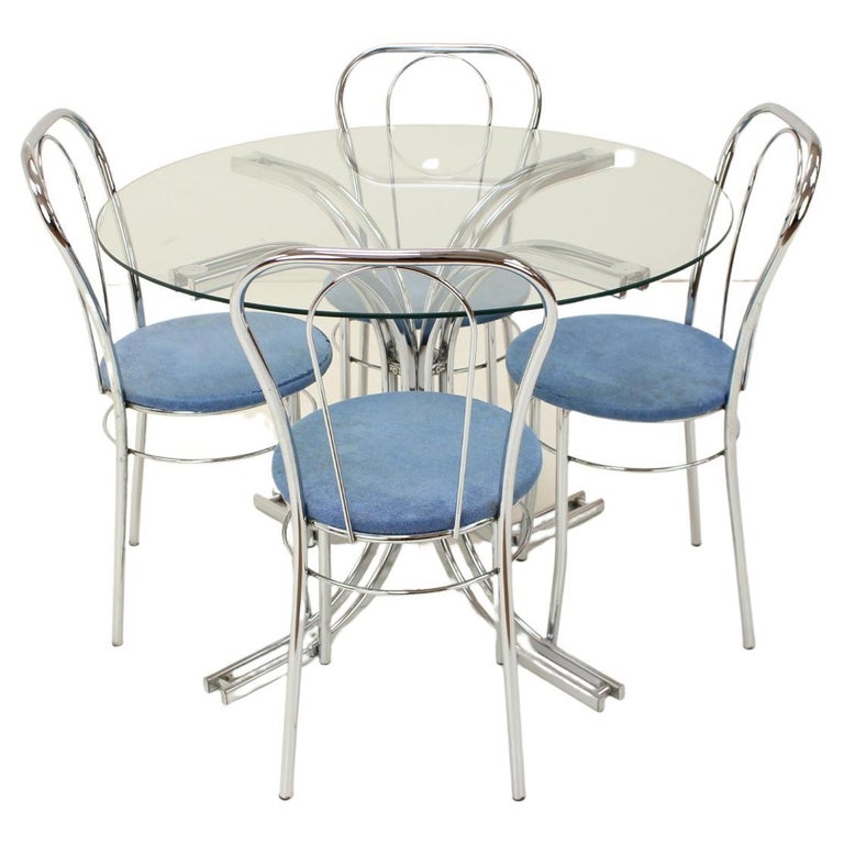 Dining Room Set, Italy, 1980s at 1stDibs