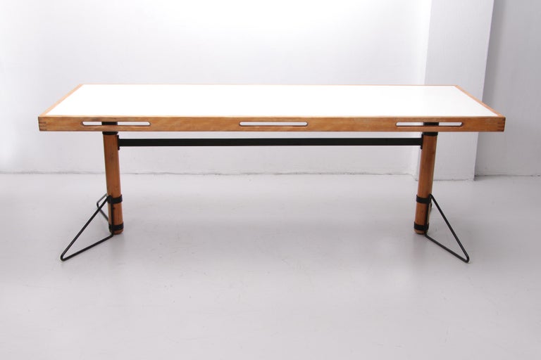 Dining Room Set of Table and 6 Chairs by Marc Held for IBM, Set of 7 ...