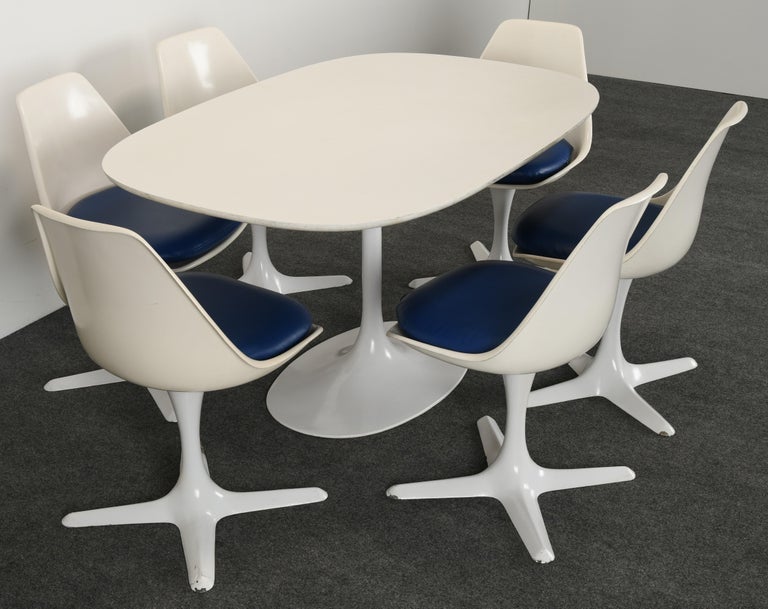 Dining Set by Maurice Burke, 1960s For Sale at 1stDibs
