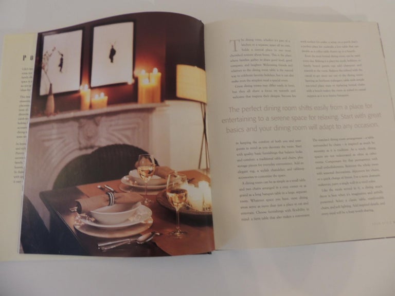 Dining Spaces Decorative Book by Pottery Barn For Sale at 1stDibs