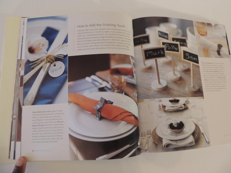 Dining Spaces Decorative Book by Pottery Barn For Sale at 1stDibs