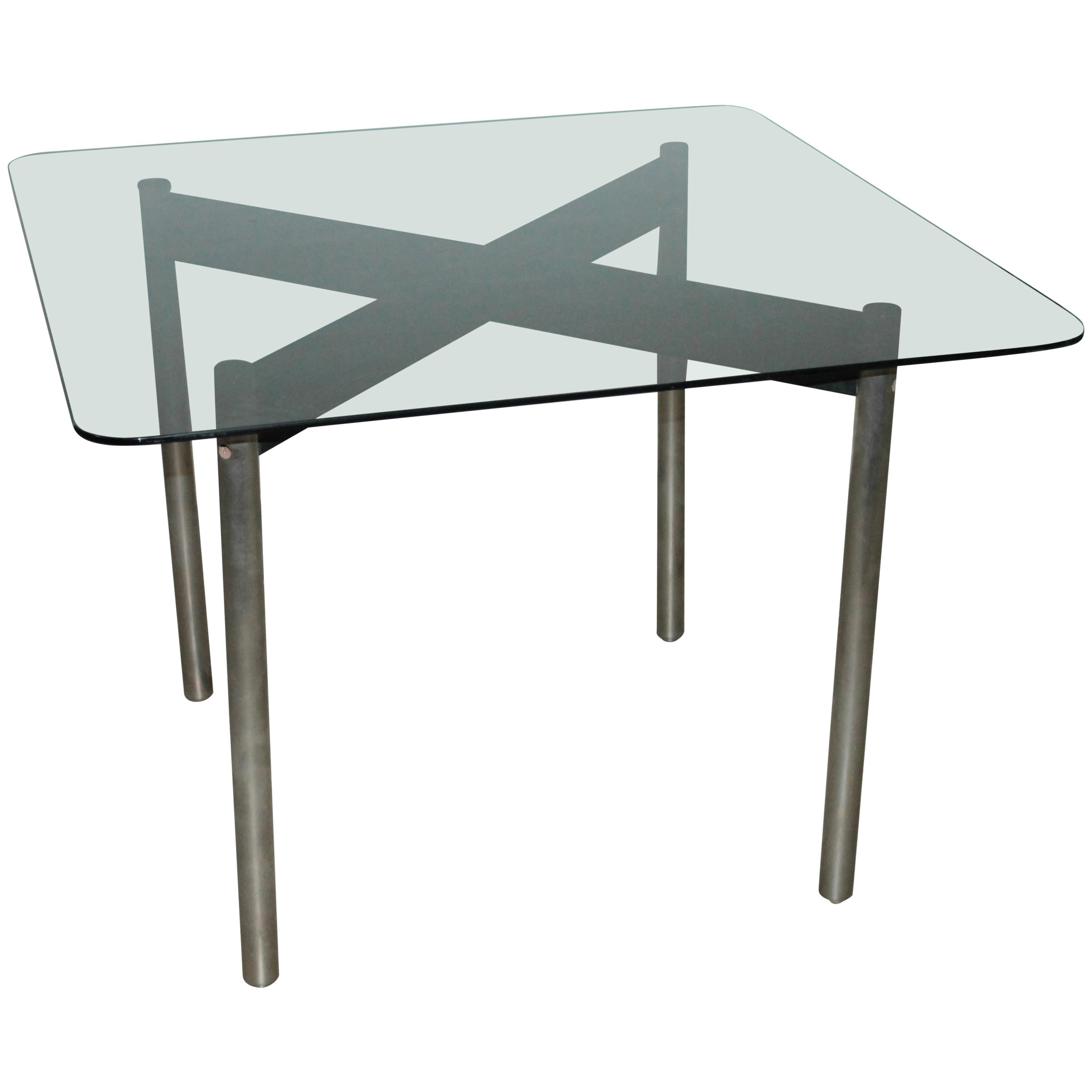 Laverne International Flower Stem Table with Marble Top For Sale at 1stDibs