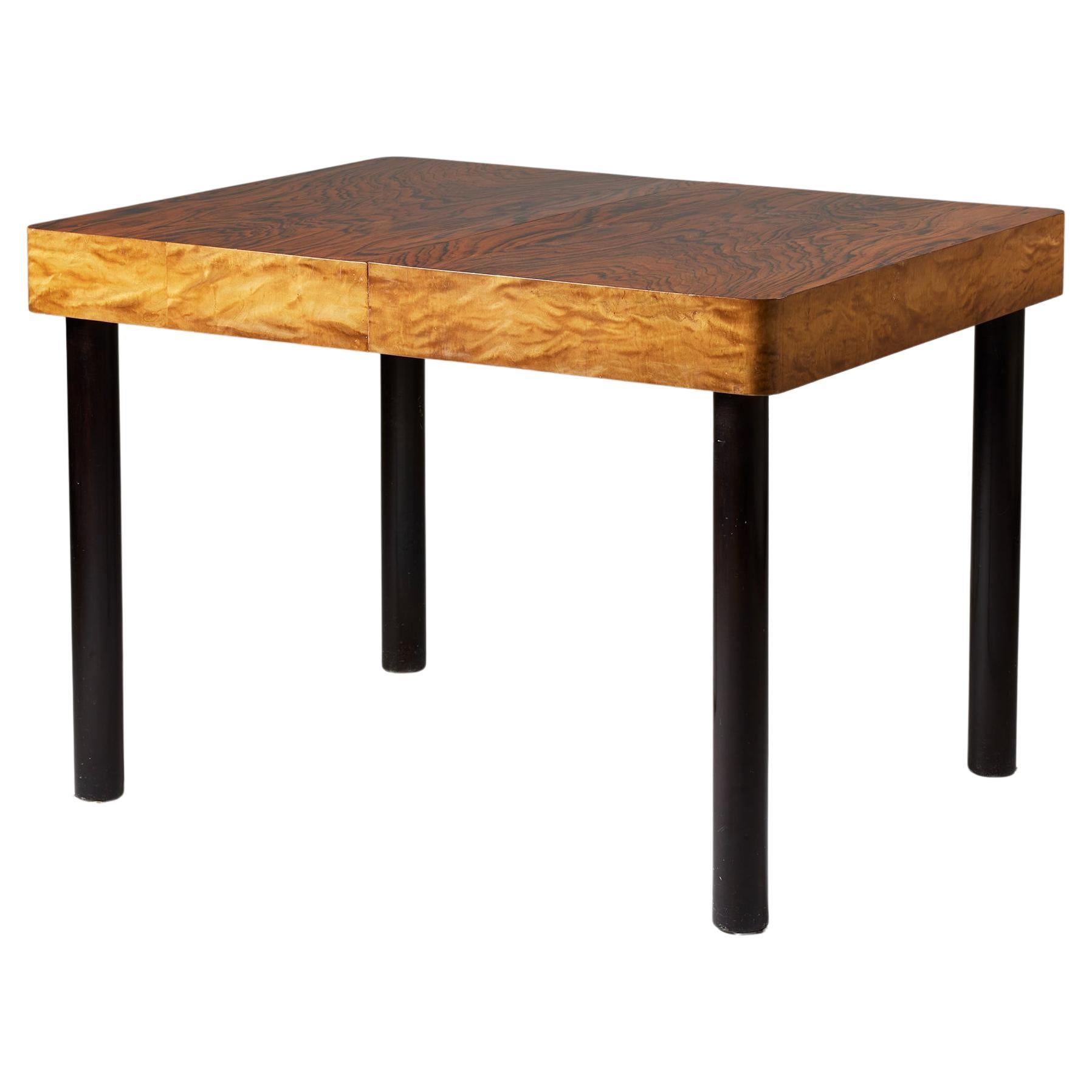 1930s Art Deco Solid Walnut Dining Table at 1stDibs | 1930s dining ...