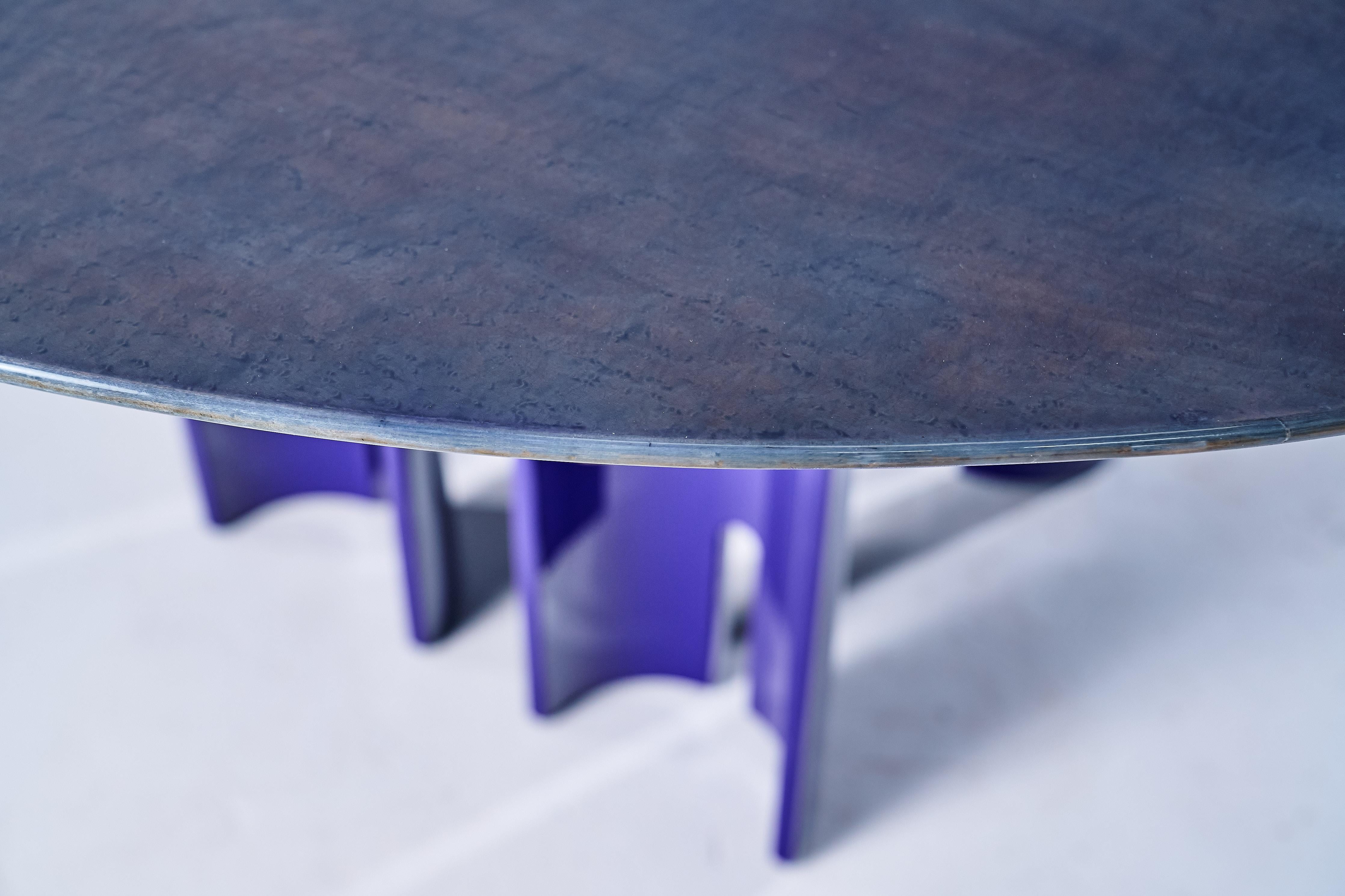 Dining Table by Giovanni Offredi for Saporiti, Italy, 1980's For Sale ...
