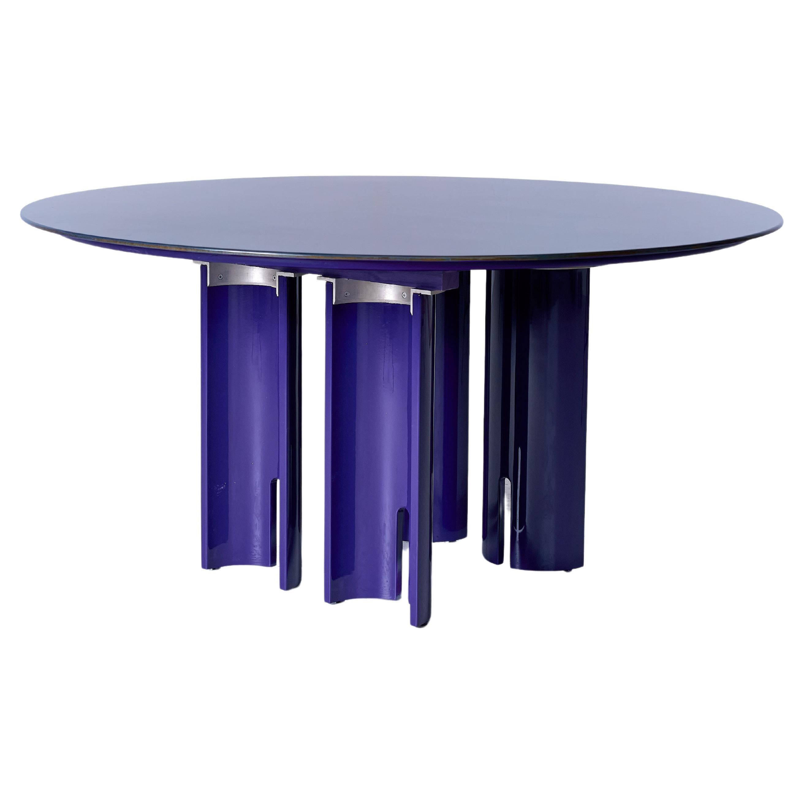 Dining Table by Giovanni Offredi for Saporiti, Italy, 1980's For Sale ...