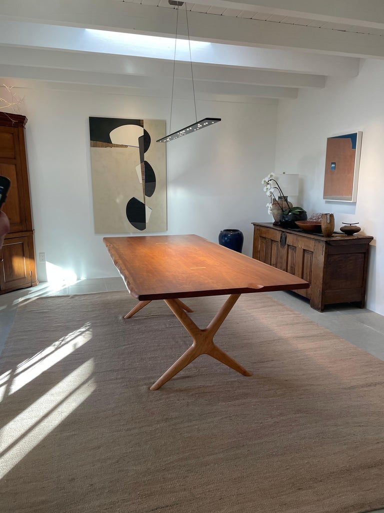 Dining Table in Cherry with Our ‘x’ Base by Boyd and Allister For Sale ...