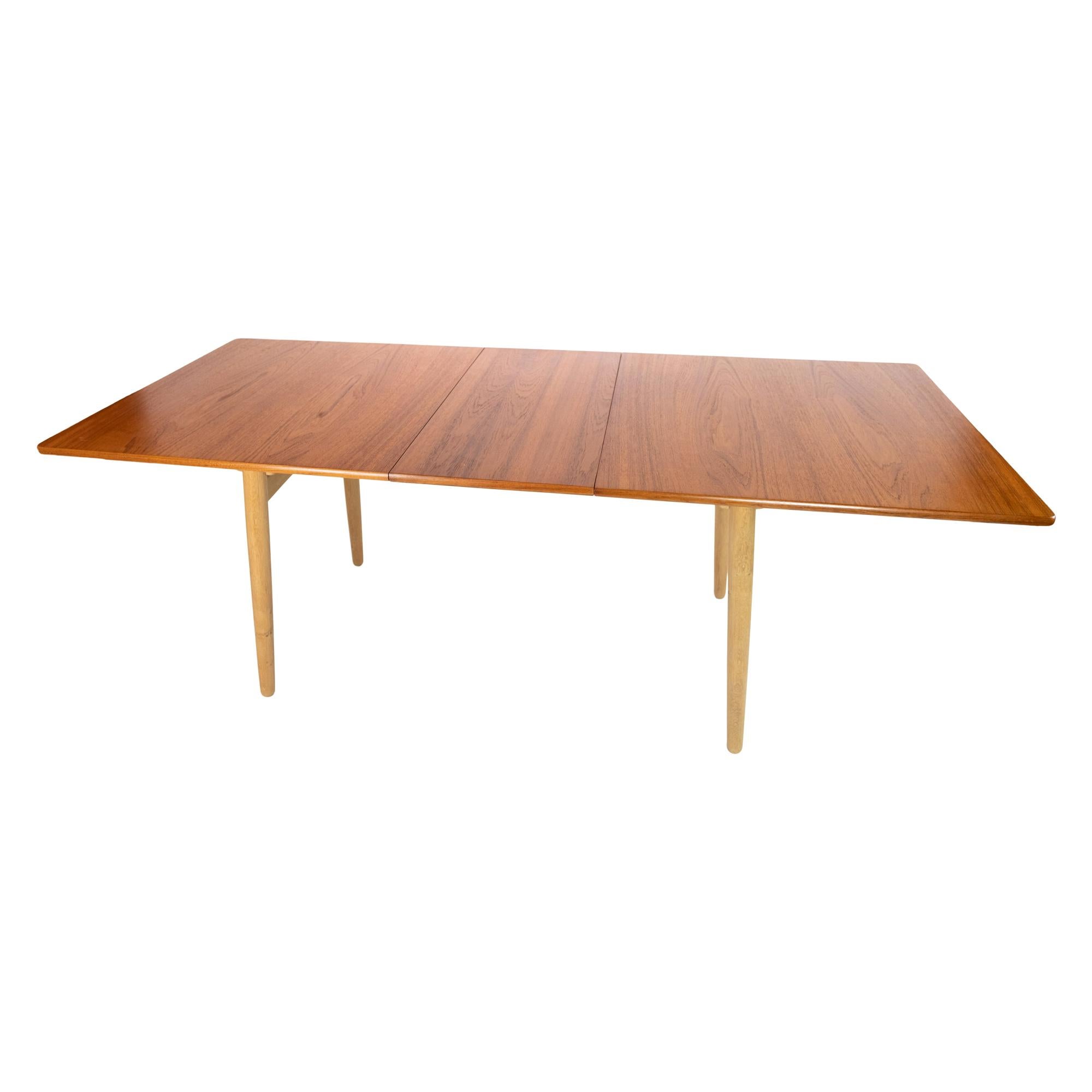 1960´s Hans Wegner Fully Restored Extension Dining Table in Teak by ...