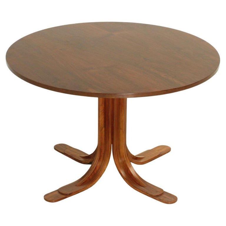 Dining Table in Walnut Wood by Cabos, Spain, 1960's For Sale at 1stDibs
