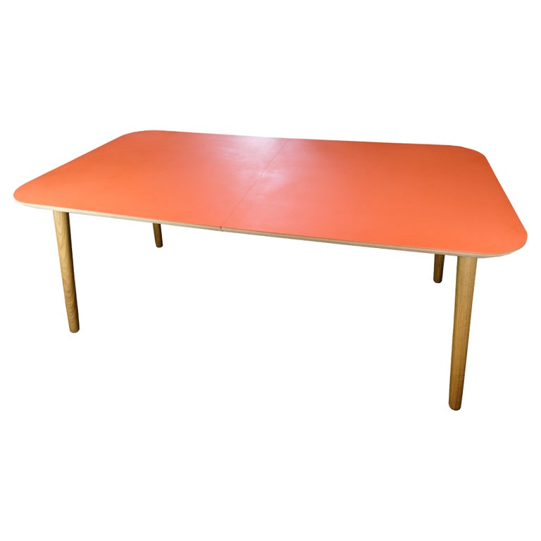 Dining Table, Karsten Lauritsen, Oak, Laminate For Sale at 1stDibs