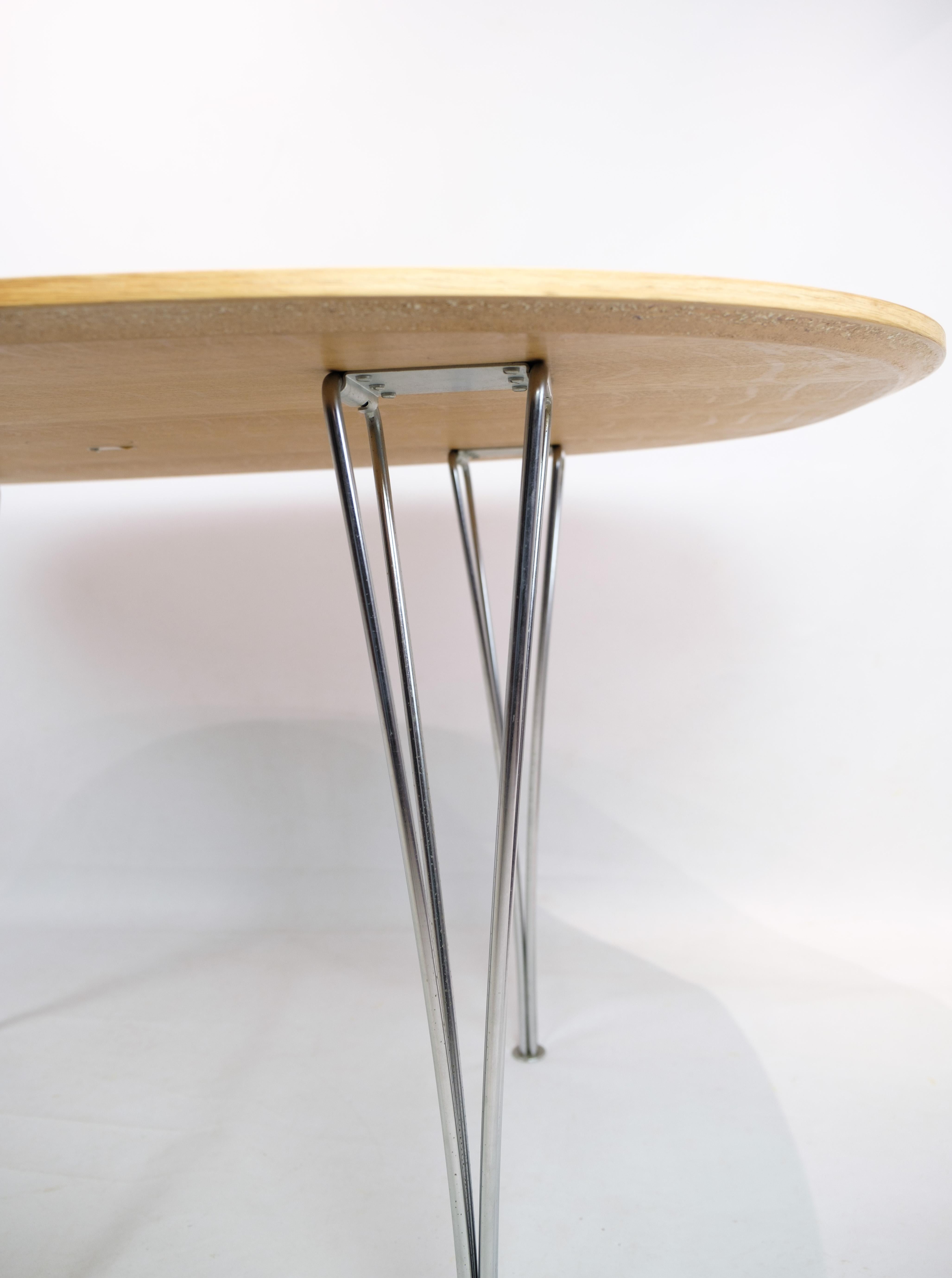 Dining Table, Model B611, Oak, Piet Hein, Fritz Hansen, 1968 For Sale ...