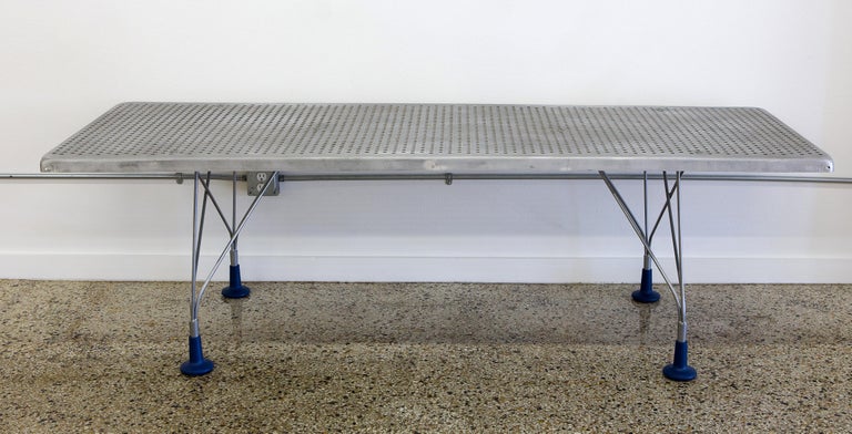 Dining Work Table with Perforated Aluminum Top and Herman Miller ...