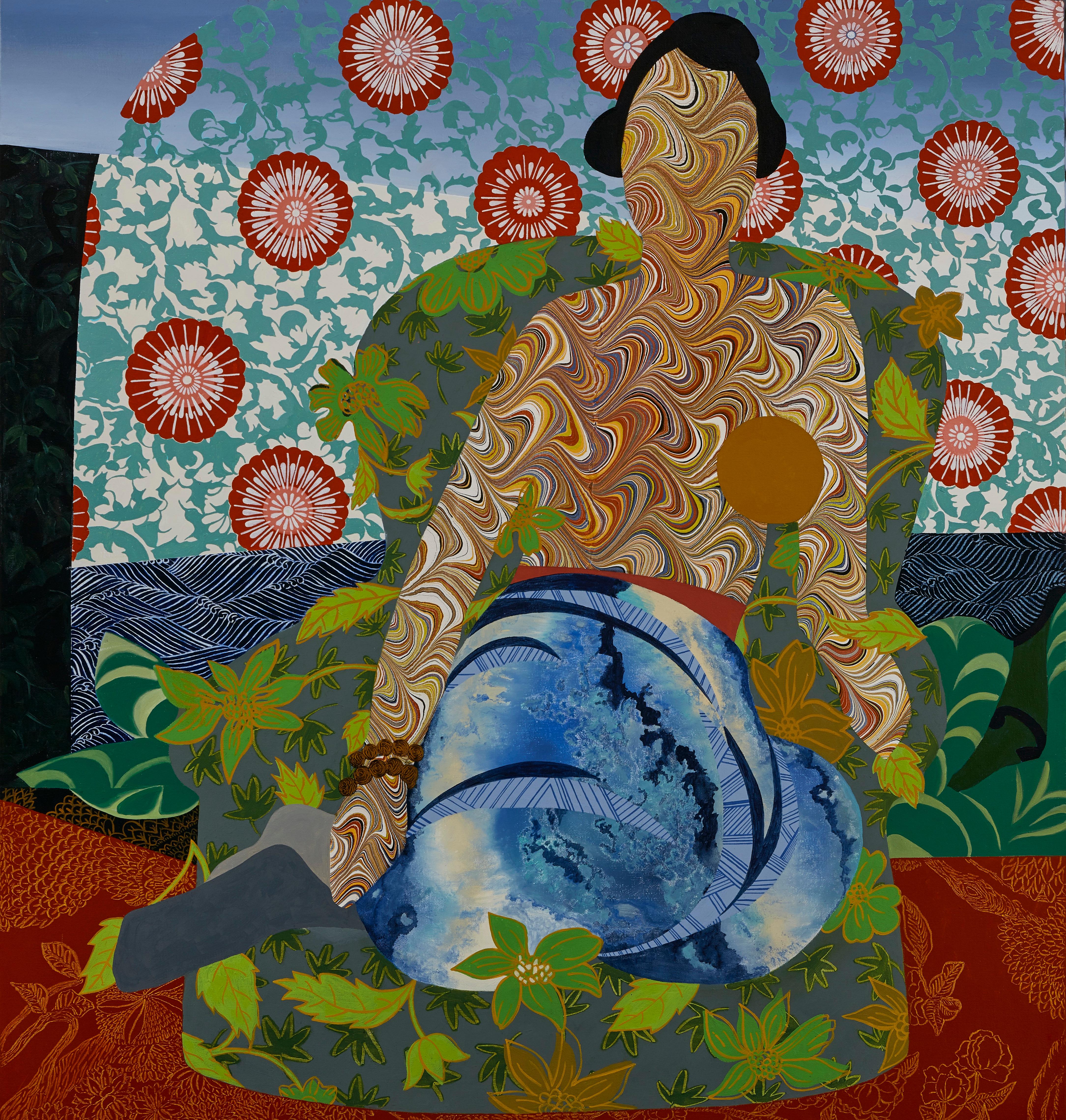 Dinora Justice - Portrait Sixteen - after Matisse's "Seated Odalisque ...