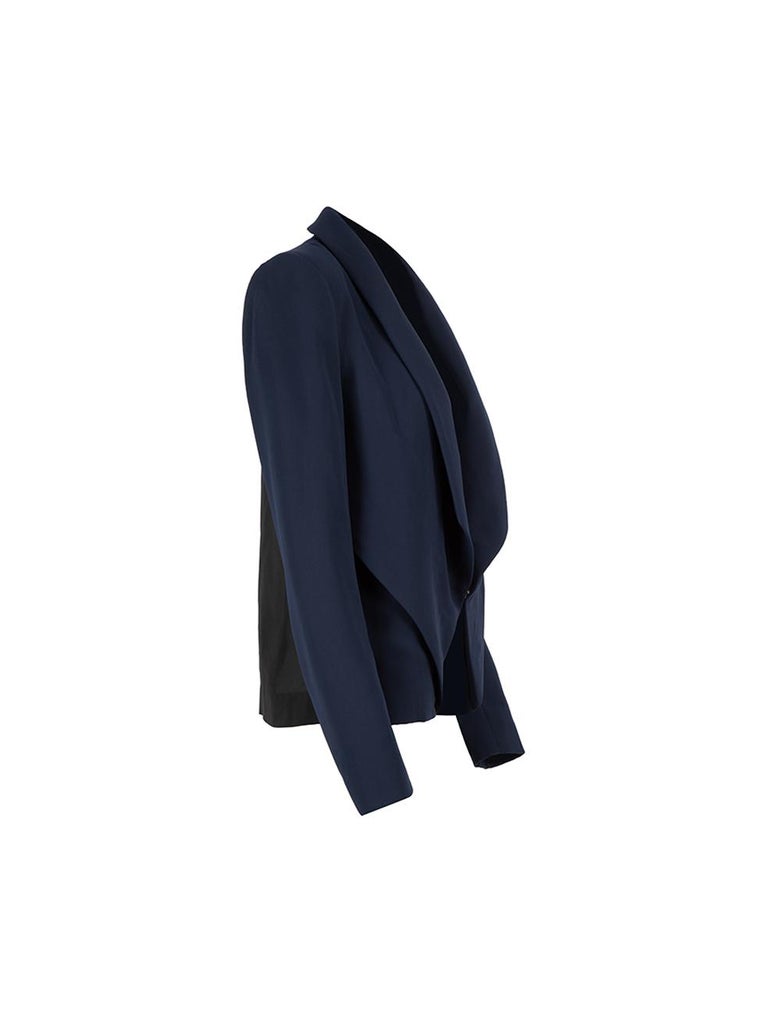 Dion Lee Women's Navy Back Sheer Panel Blazer For Sale at 1stDibs