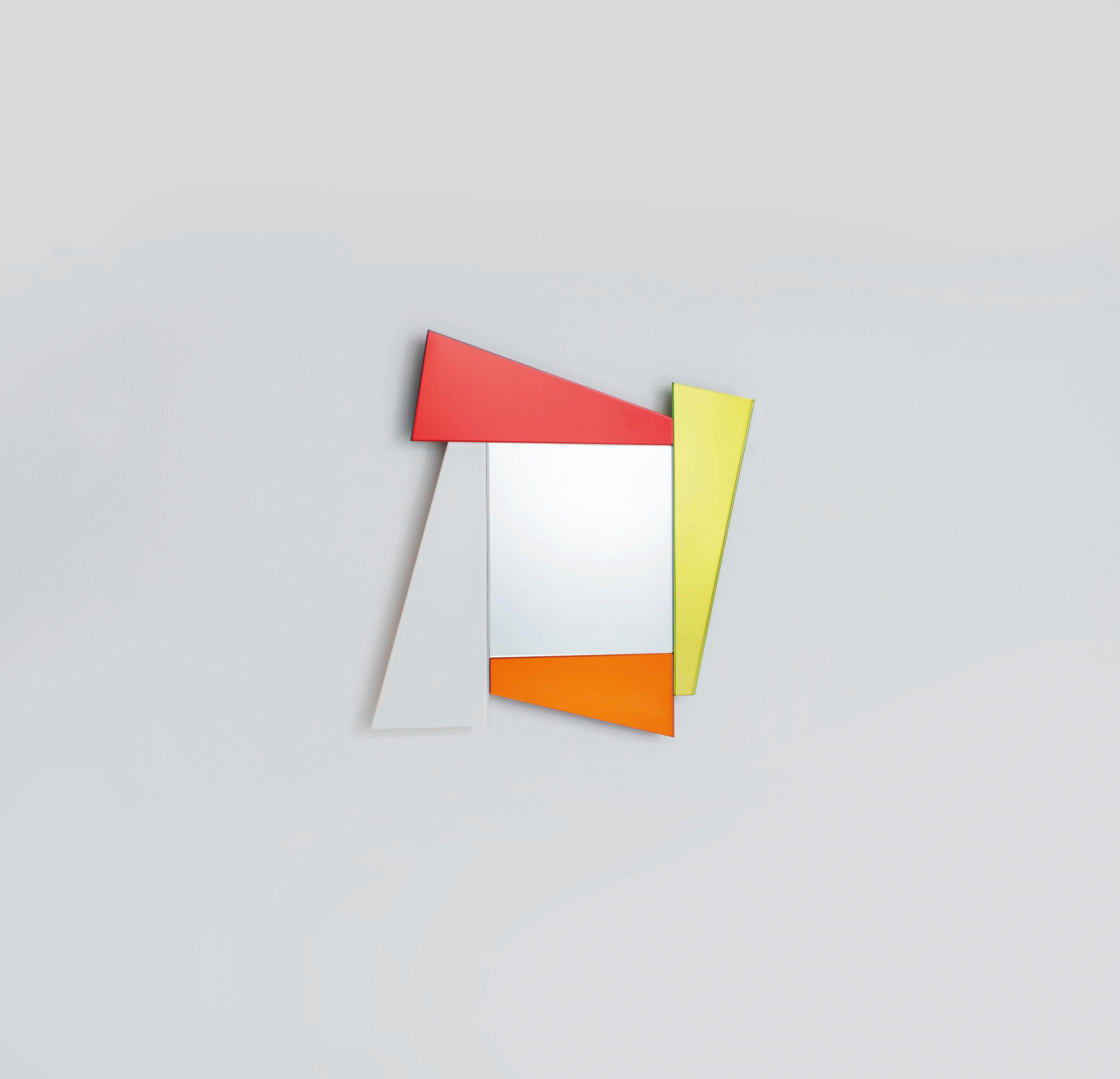 GLI SPECCHI DI DIONISO 01 Wall Mirror, by Ettore Sottsass for Glas ...