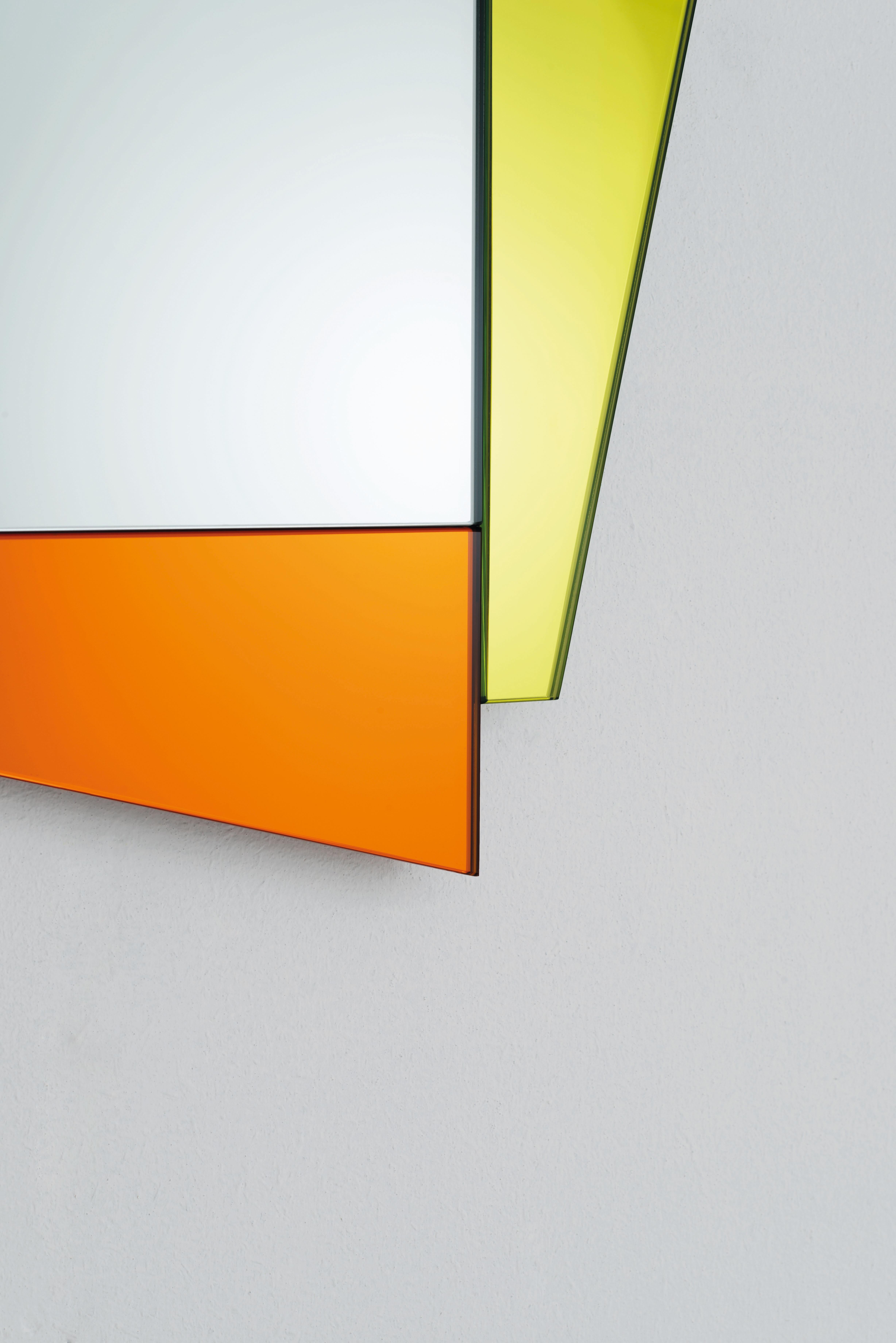 GLI SPECCHI DI DIONISO 01 Wall Mirror, by Ettore Sottsass for Glas ...