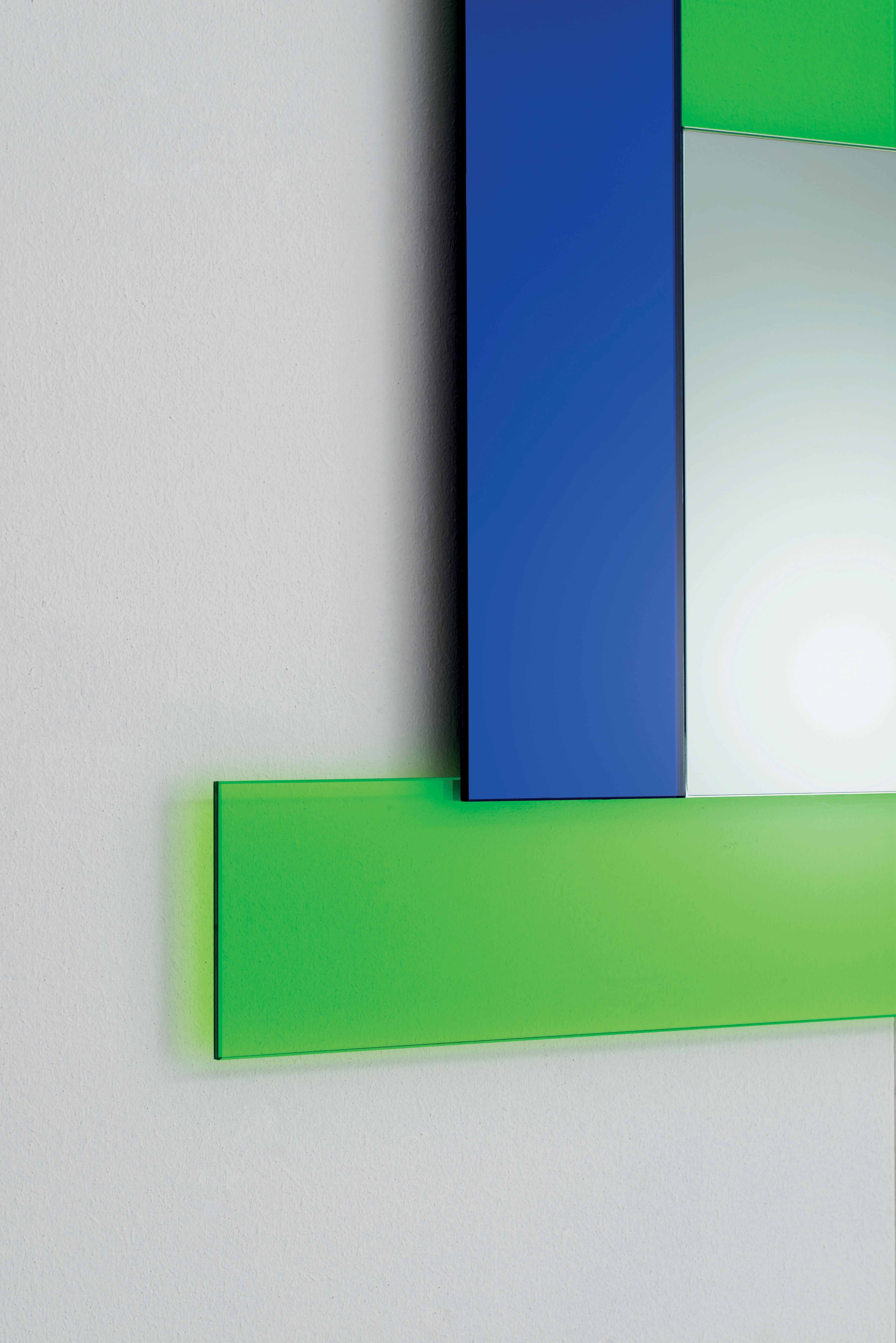 GLI SPECCHI DI DIONISO 02 Wall Mirror, by Ettore Sottsass for Glas ...