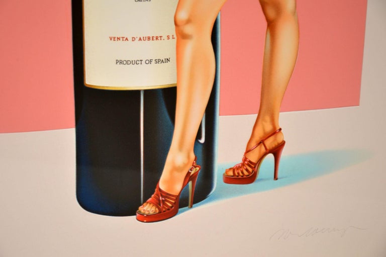 "Dionus" by Mel Ramos, Artist Signed Lithograph For Sale at 1stDibs