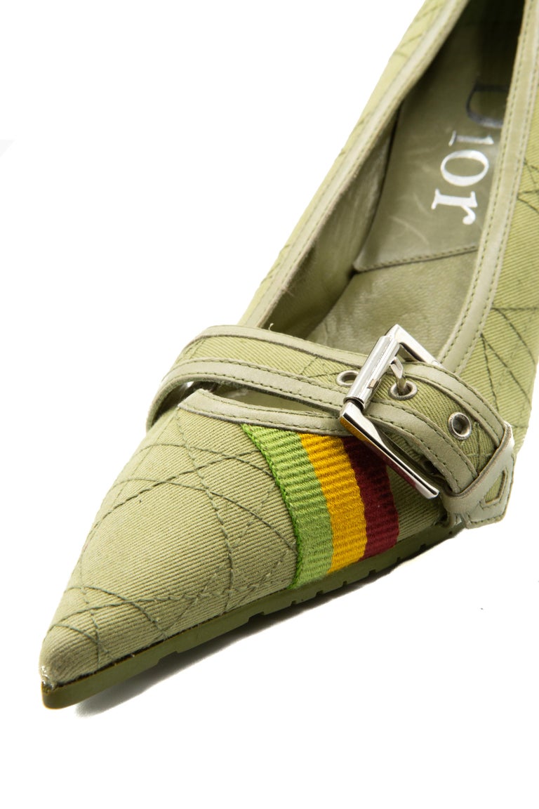 Dior 2004 Rasta Collection Heels For Sale at 1stDibs | dior rasta heels ...