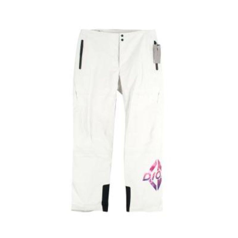 Dior and Descente Logo Technical Ski Trousers For Sale at 1stDibs
