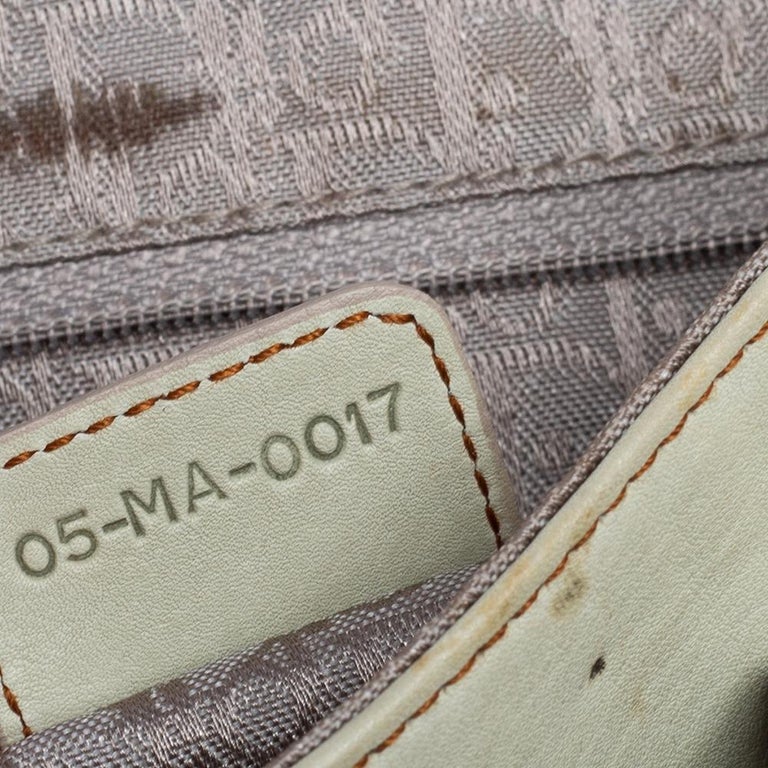 Dior Apple Green Leather Large Gaucho Double Saddle Shoulder Bag at 1stDibs