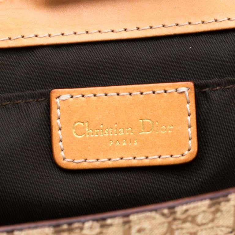 Dior Beige/Tan Oblique Canvas and Leather Street Chic Shoulder Bag For ...