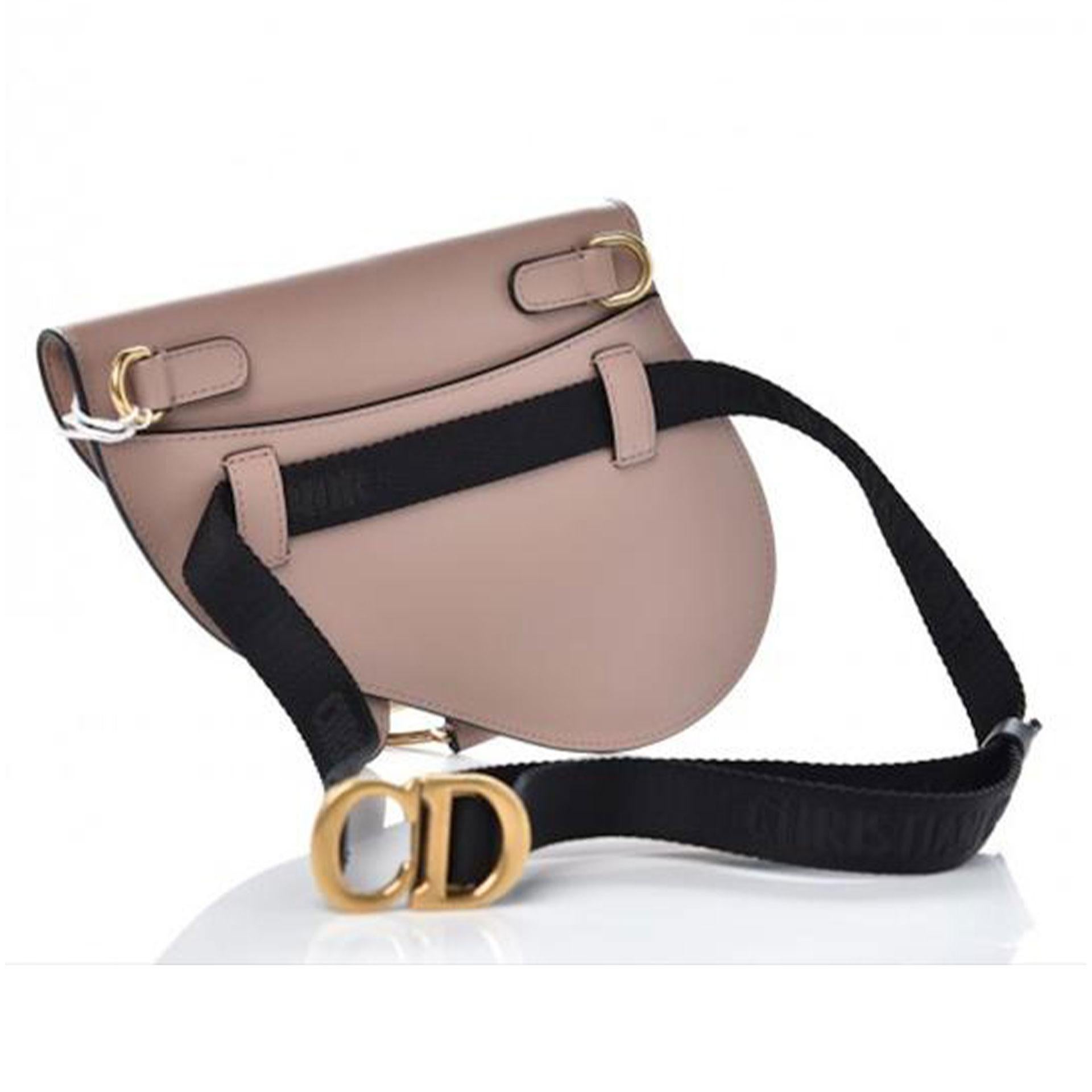 Dior Belt Waist Saddle Fanny Pack Limited Edition Soldout Blush Beige ...