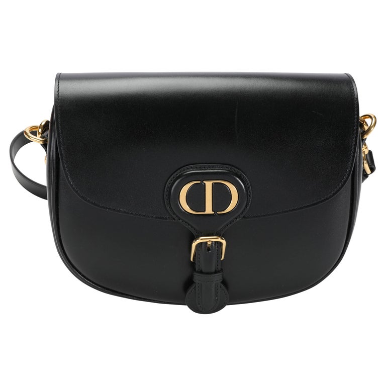 Dior Black Box Calfskin Medium Bobby Bag For Sale at 1stDibs